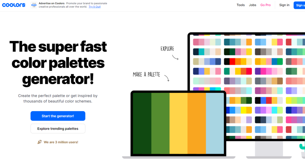 無料のWEB配色ツール9選！相性いい色の配色パターン組み合わせを自動生成！ | KodoCode