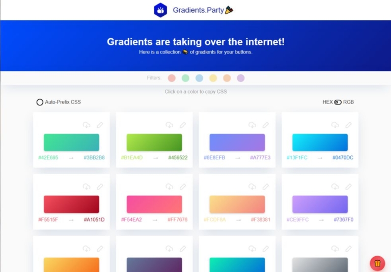 グラデーション素材カラーツール13選【無料・商用利用可】 | KodoCode