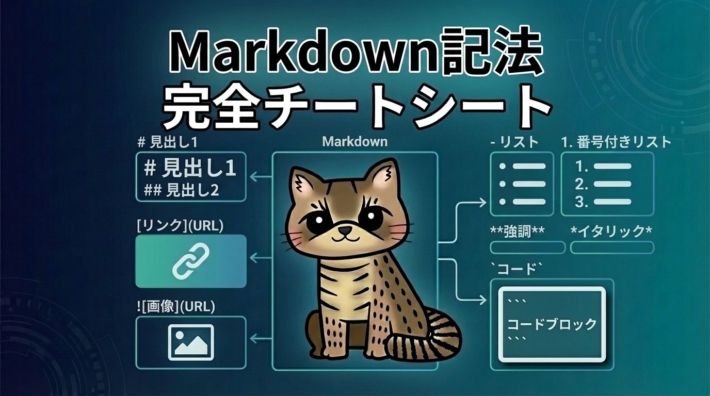 Markdown記法一覧 完全チートシート【日本語・2026年最新版】≪マークダウン≫ | KodoCode